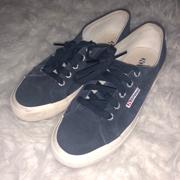 Superga | Shoes | Navy Blue Supergas | Poshmark